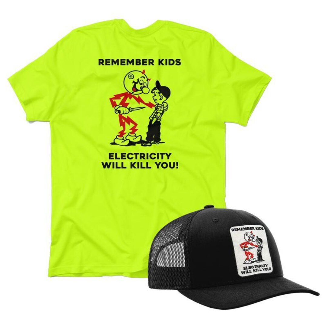 Remember Kids Electricity Will Kill You T-shirt, Vintage Cartoon Hoodie ...