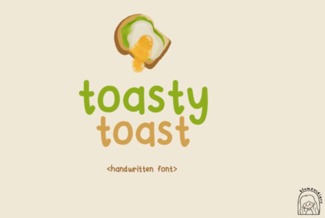 Toasty Toast Font, Retro Font, Vintage Font, Fonts for Cricut, Retro ...
