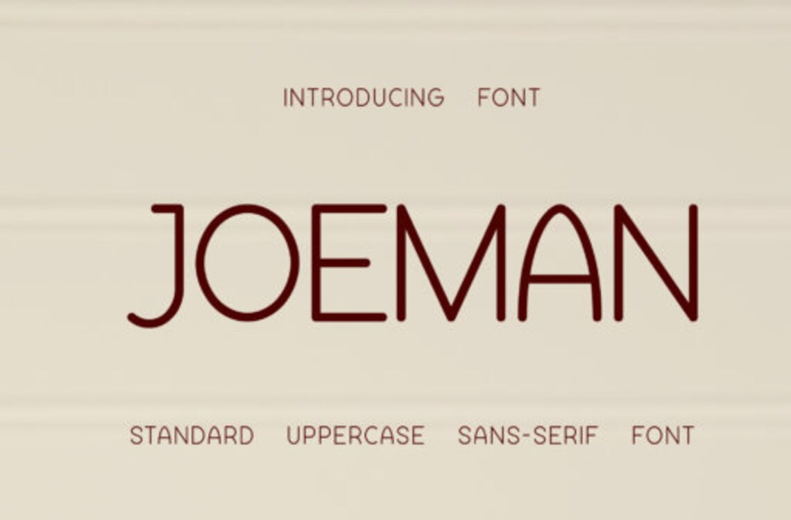 Joeman Font, Handwritten Font, Wedding Font, Modern Font, Display Font ...