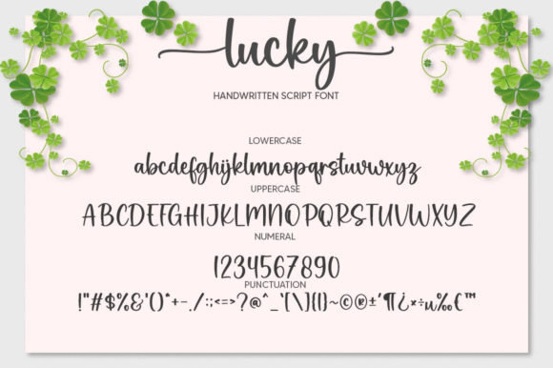 Lucky Font, Fonts With Tails, Rustic Fonts, Bold Fonts, Farmhouse Fonts ...