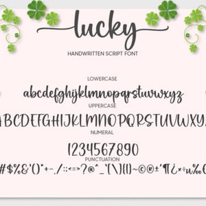 Lucky Font, Fonts With Tails, Rustic Fonts, Bold Fonts, Farmhouse Fonts ...