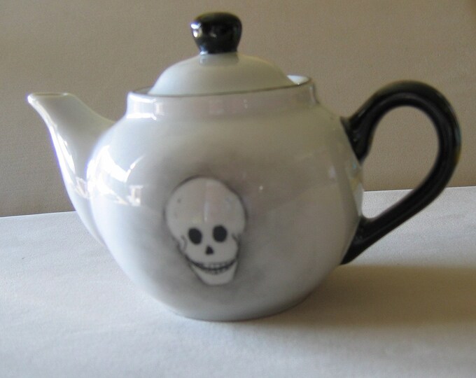 Skull Teapot - Etsy