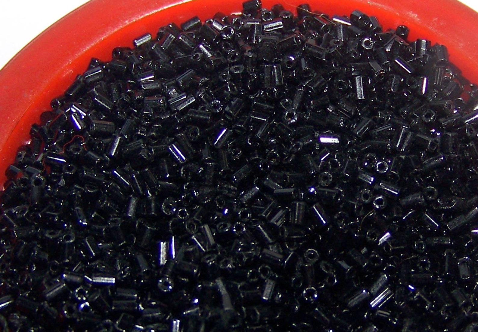 Antique 40 Grams Black Bugle Tube Beads Loose 2.39mm - Etsy