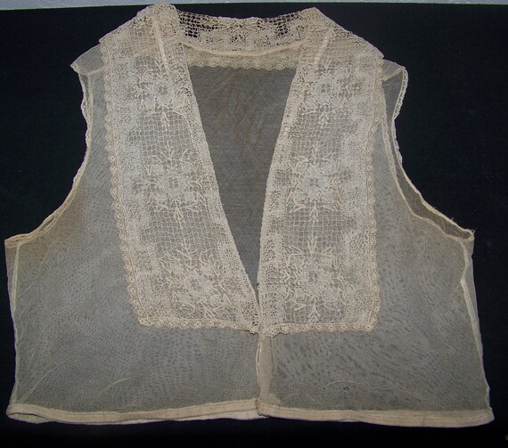 VINTAGE Net With Net Lace Trim Bodice Boudoir Millinery | Etsy