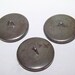 Vintage Victorian Steel Cup Button Wonderful Design Cut Steel and Brass ...