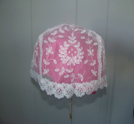 Antique Vintage Baby Bonnet /Cap Princess Lace White … - Gem