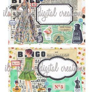 Printable Retro Address Label for Snail Mail and Pen Pal, Digital ...