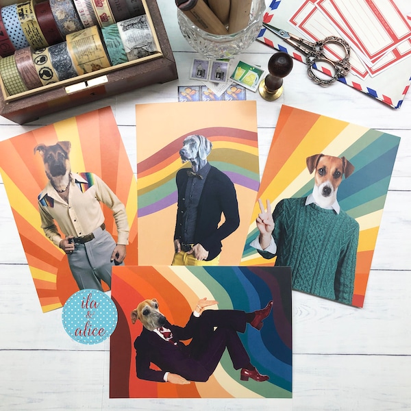 Dog Postcard - Etsy