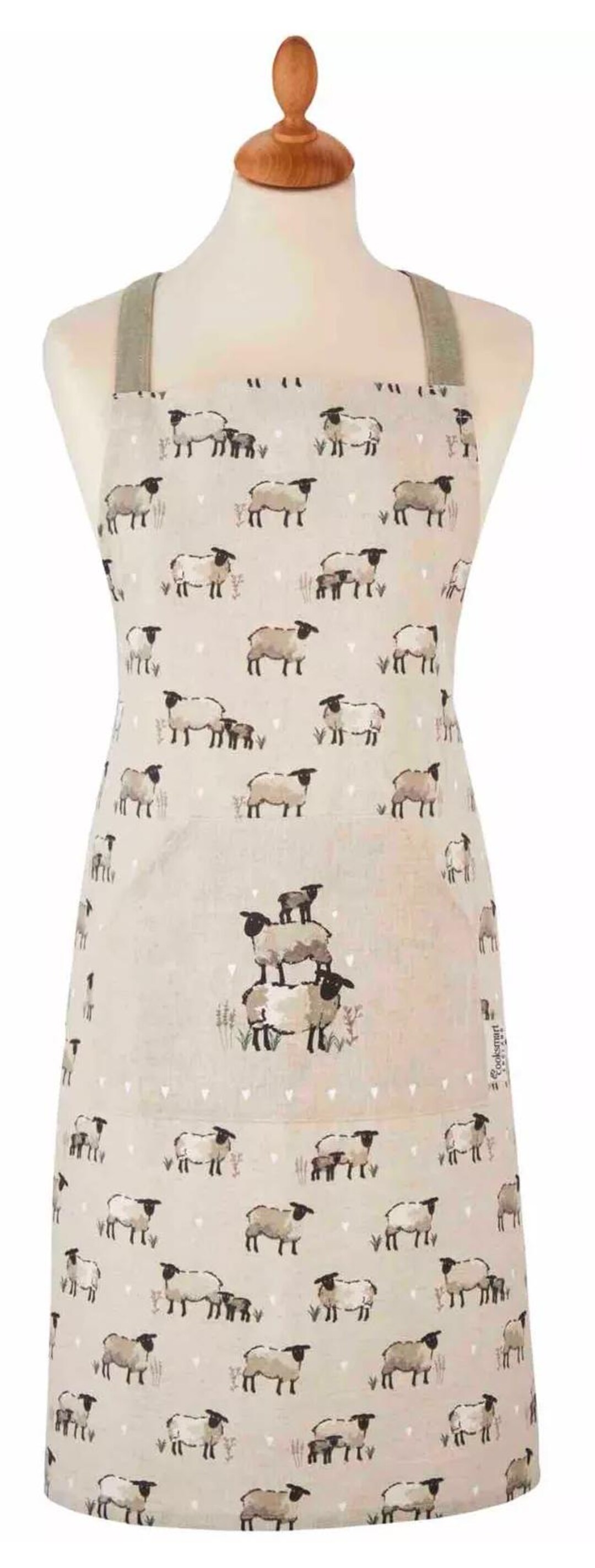 Cooksmart Highland Sheep Cotton Apron Double Oven Gloves Tea Towels ...