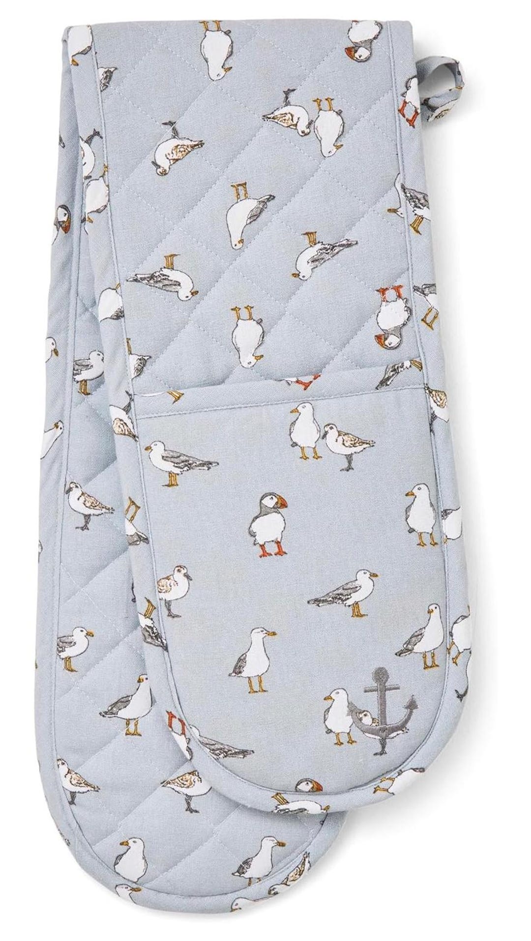 Cooksmart Coastal Birds Cotton Apron Double Oven Glove Tea Towels - Etsy