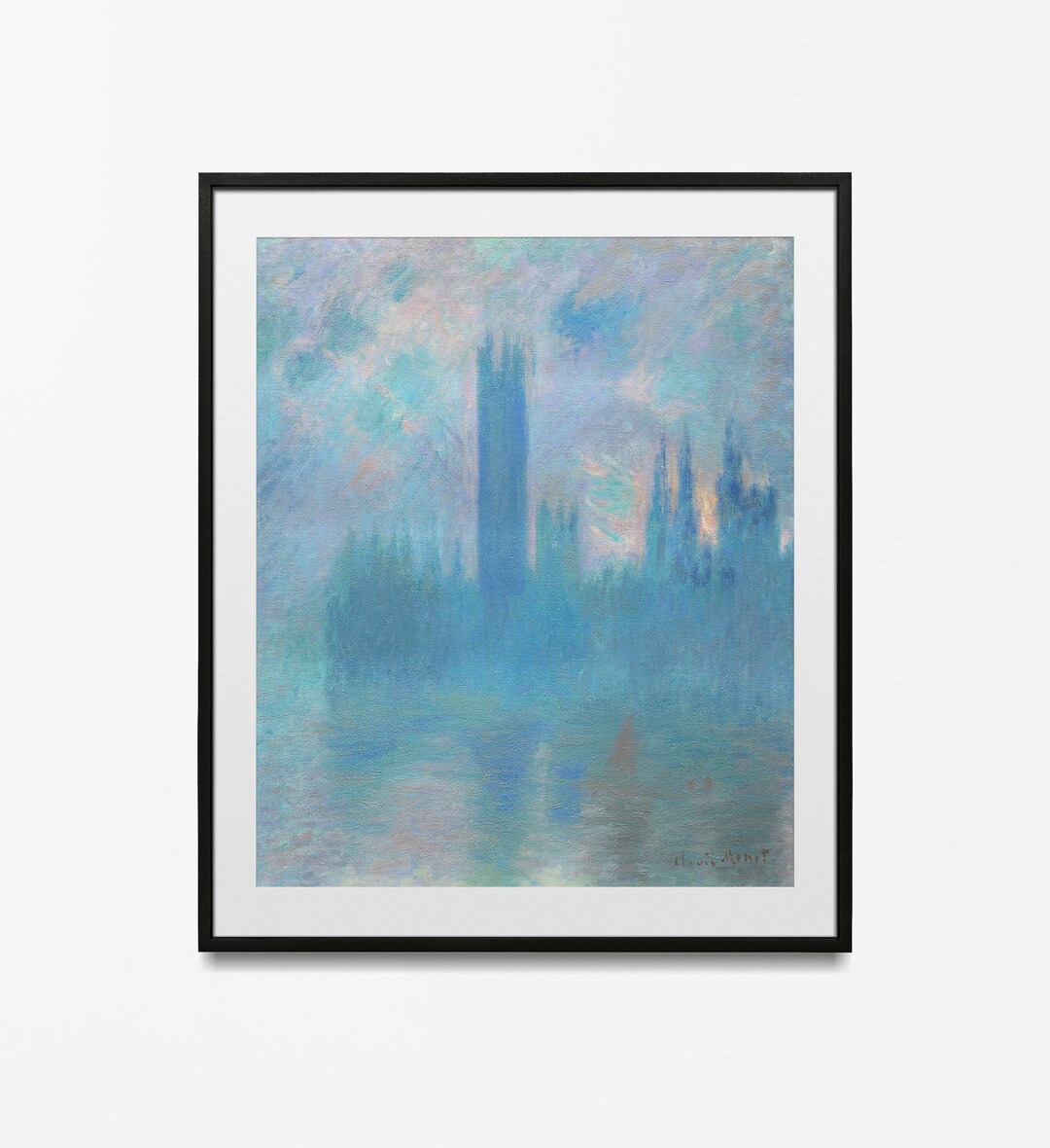 Monet Print, Claude Monet Poster, Museum of Modern Art Exhibition ...