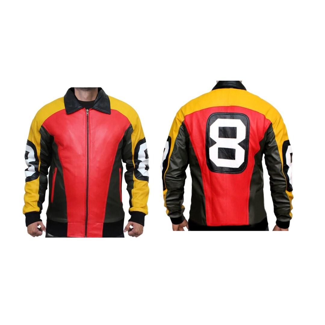 8 Ball Seinfeld Puddy Patrick Warburton Bomber Leather Jacket - Etsy