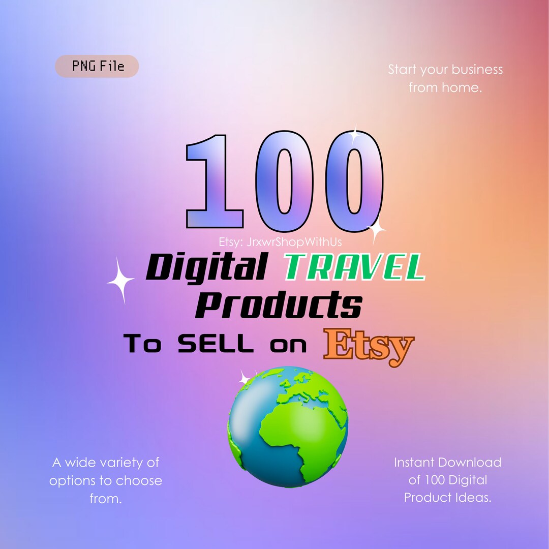 100 Travel Digital Products to Sell on Etsy, Grow Your Business ...
