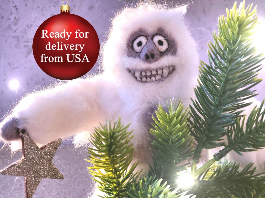 Christmas Tree Topper Abominable Snowman Christmas Tree Decorations ...