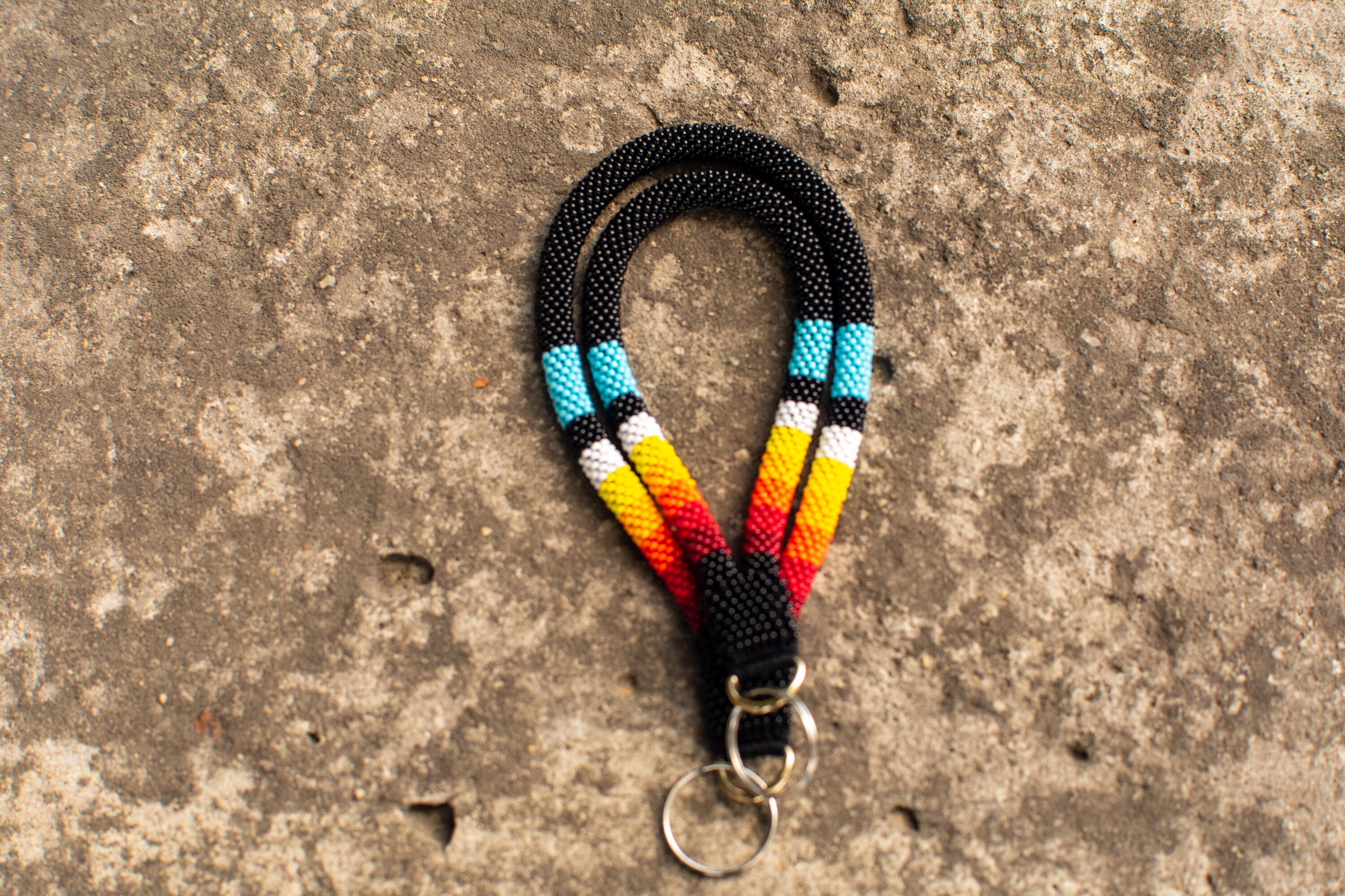 Native Style Beaded Keychain: Southwest Wrist Lanyard - Etsy