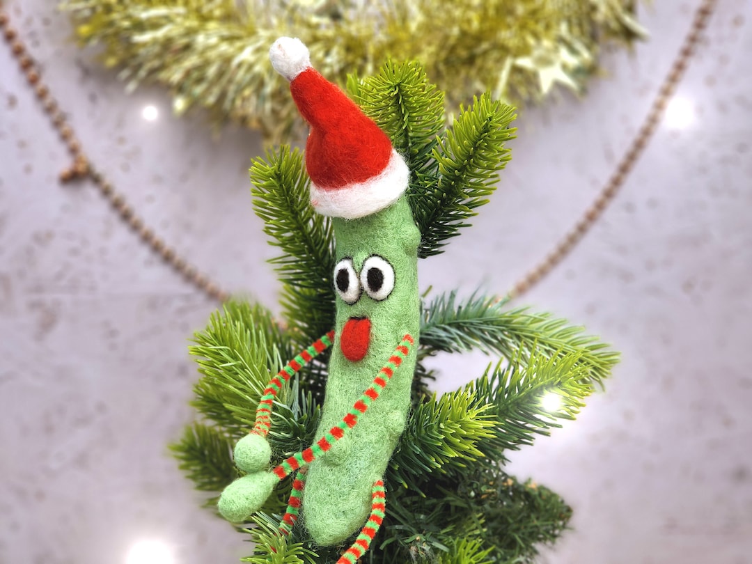 Pickle Tree Topper - Pickled Cucumber Christmas Tree Decoration - Etsy