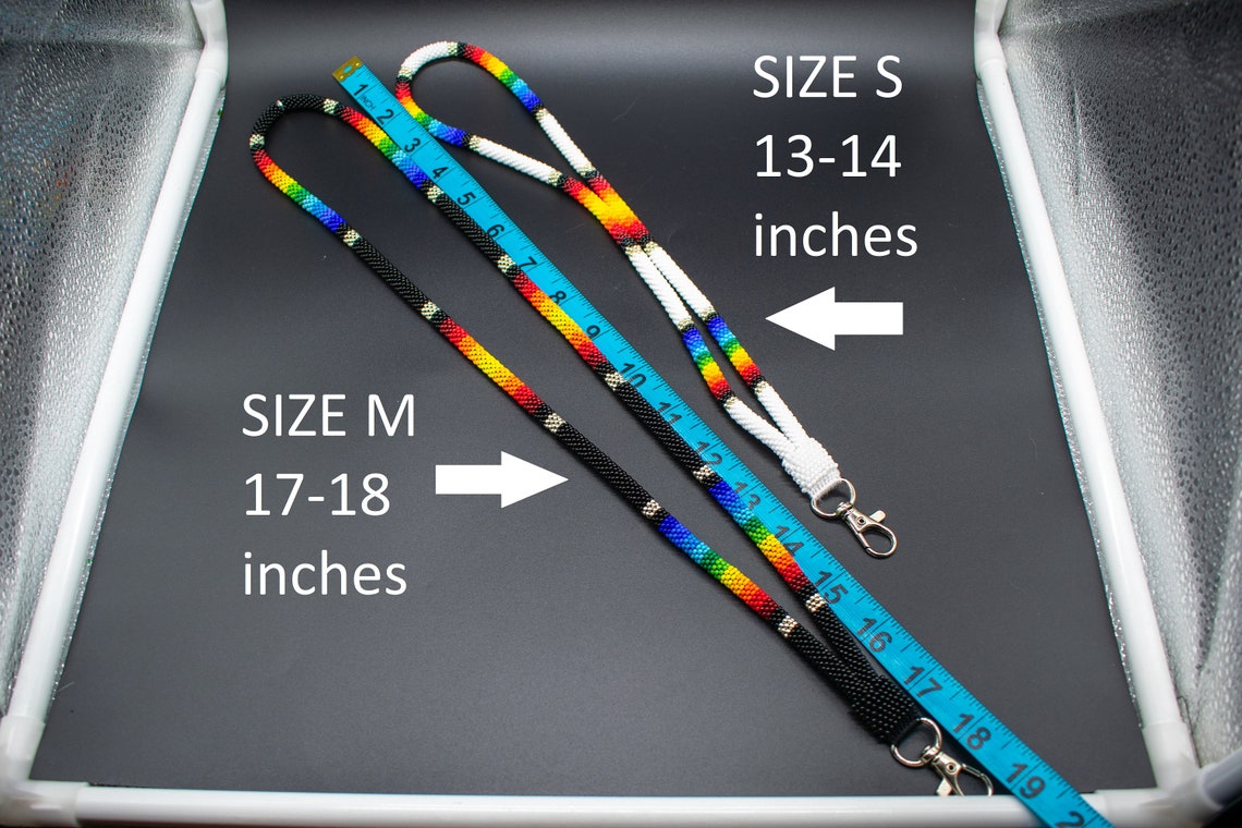 White Breakaway Beaded Lanyard / Teacher Id Badge Holder / Nurse Safety ...