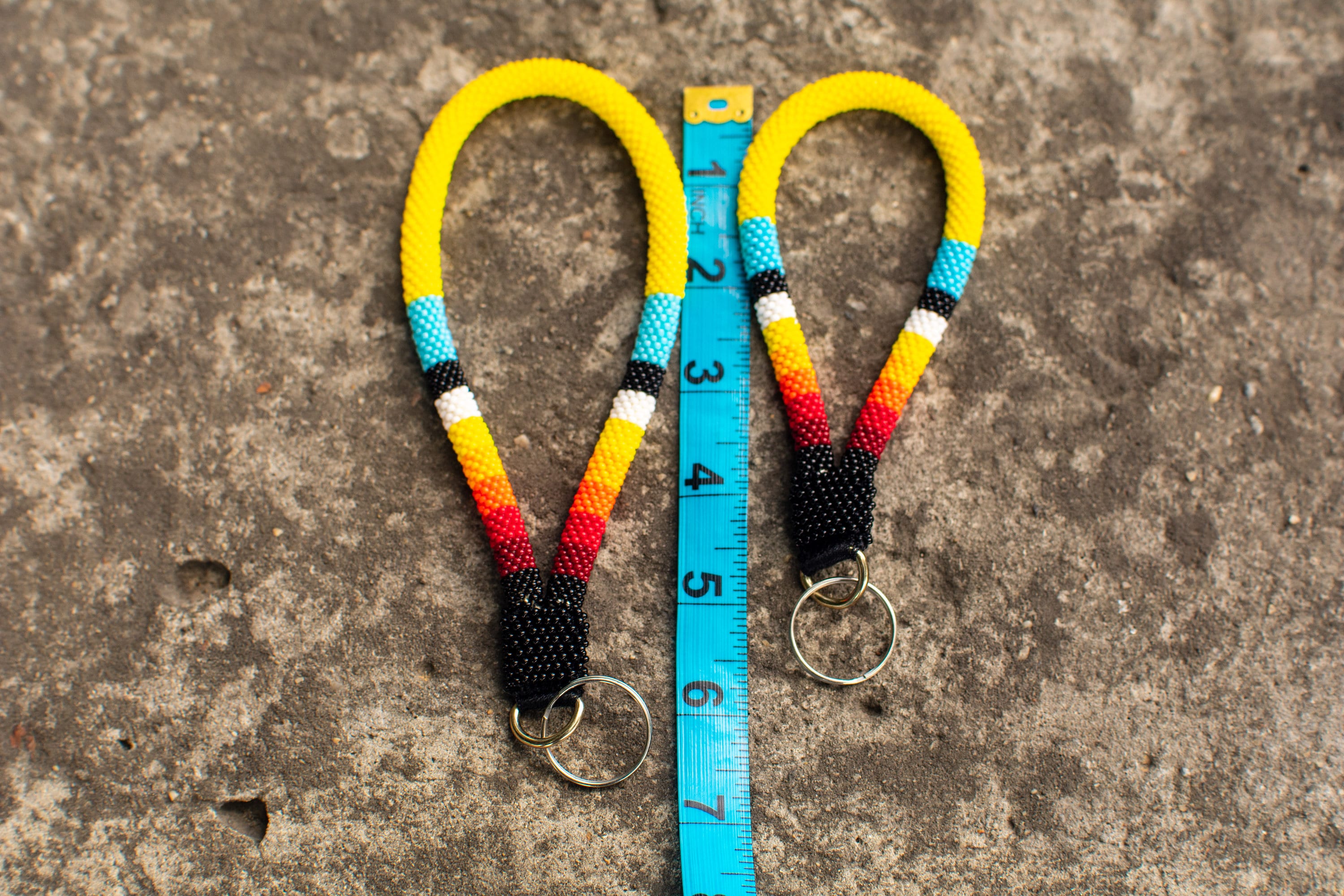 Native Style Beaded Keychain: Southwest Wrist Lanyard - Etsy