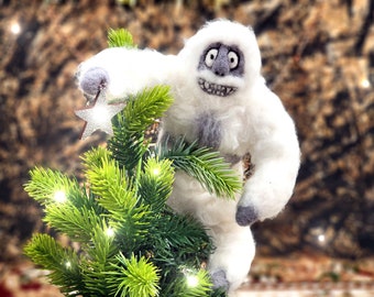 Abominable Snowman Christmas Tree Topper Personalized Yeti Custom Yeti ...
