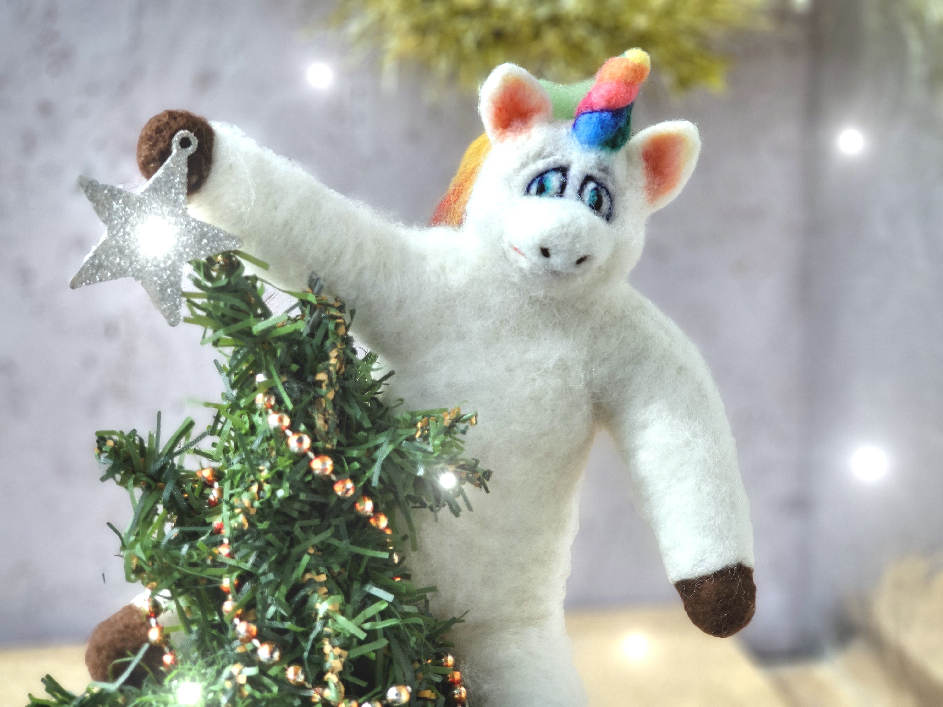 Unicorn christmas decorations store
