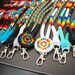 Colorful Beaded Lanyard in Native American Style - Personalized Length ...