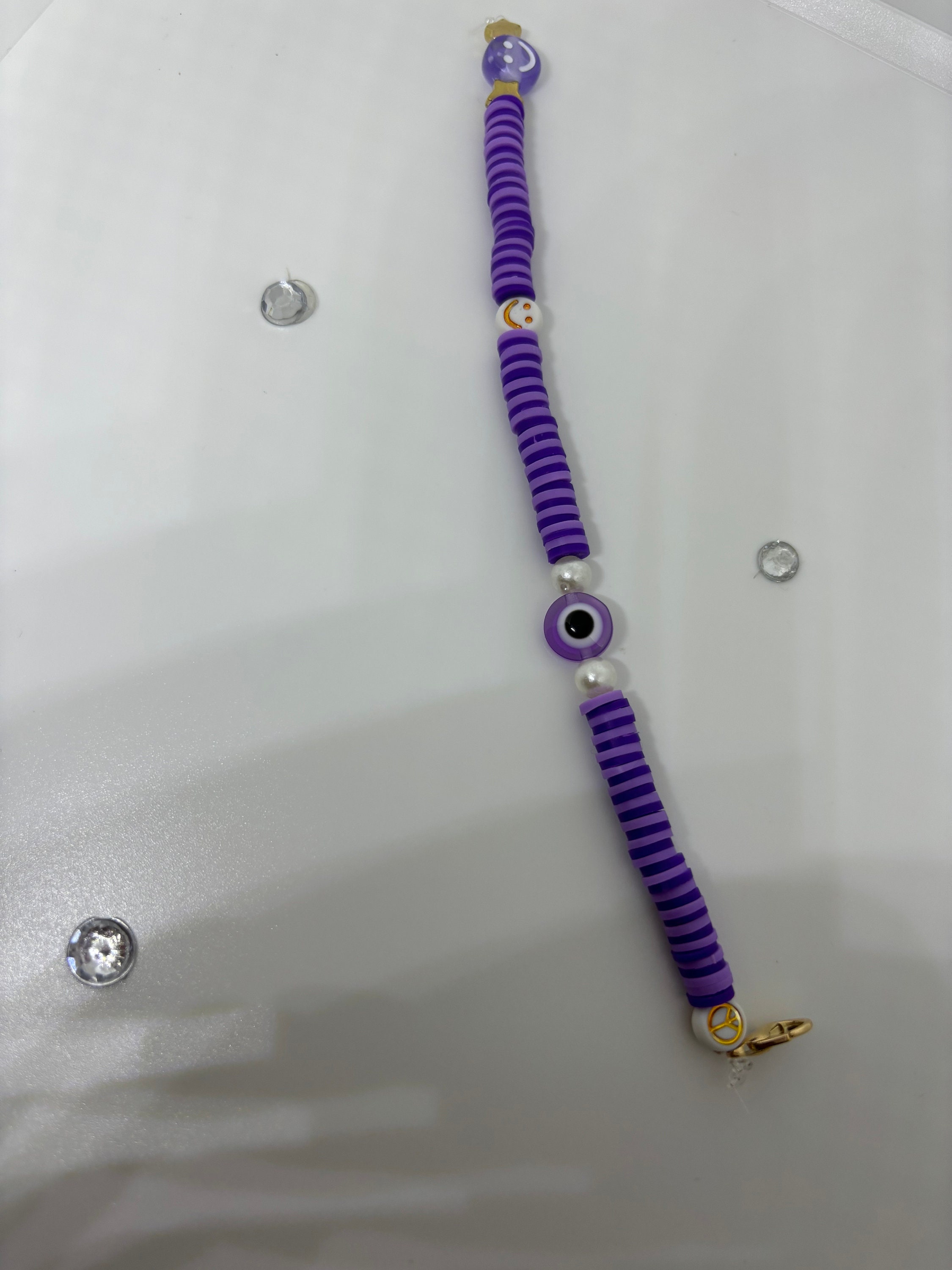 Purple Key Chain - Etsy
