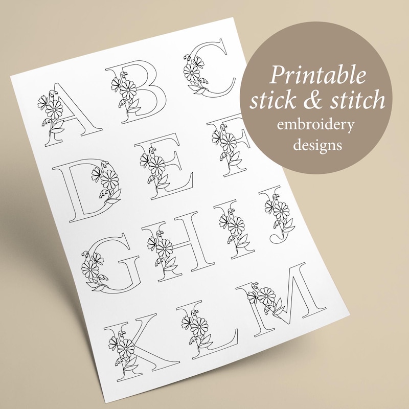 Letter C Embroidery Kits - Etsy