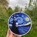 The Starry Night Hand Embroidery Kit, Vincent Van Gogh Embroidery Kit ...