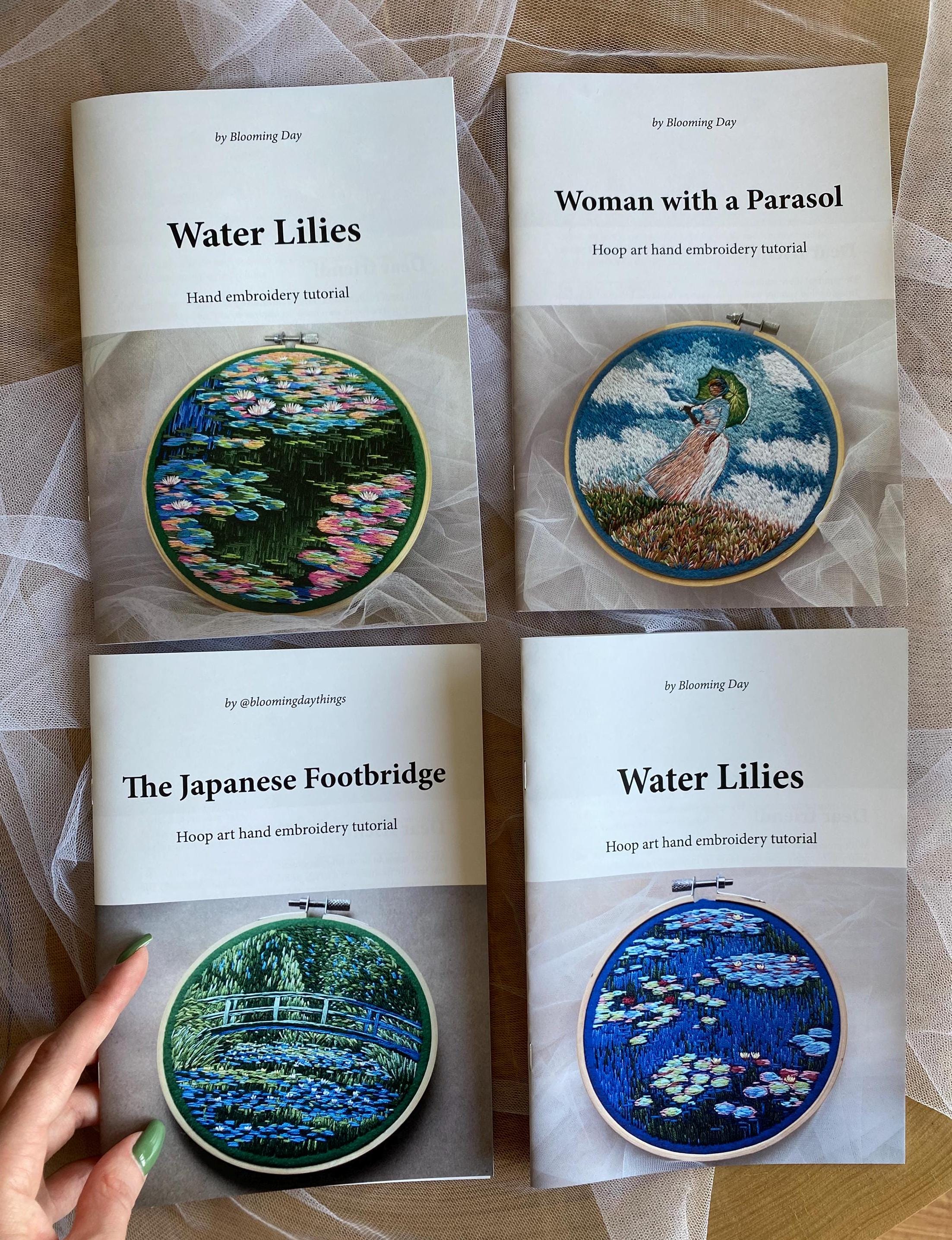 Claude Monet Japanese Footbridge Embroidery Kit, Claude Monet Hand ...