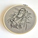 Mona Lisa Embroidery Template, Backstitch PDF Pattern Mona Lisa ...