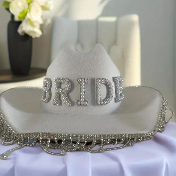 Bride Cowboy Hat - Etsy