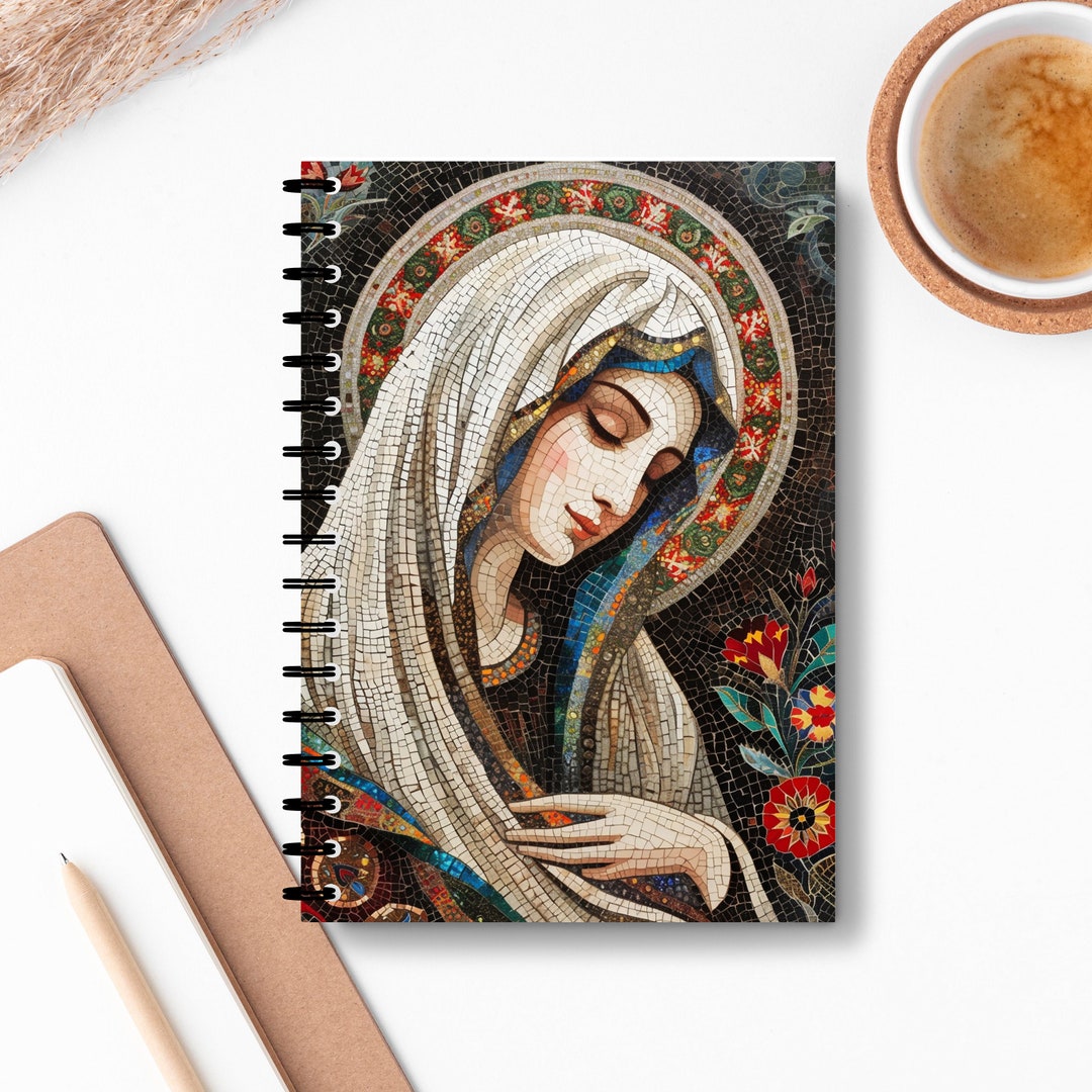 Colorful Blessed Virgin Mary Adoration Journal Gift for Her, Blessed ...