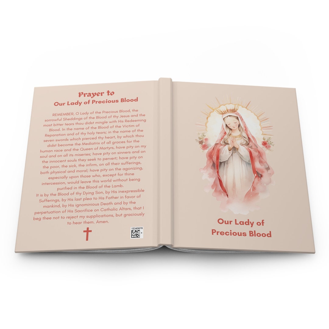 Watercolor Our Lady of Precious Blood Reflection Diary, First Communion ...