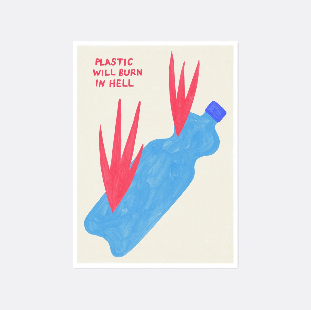 Stop Plastic Climate Activist Print, Classroom Poster, Save Planet ...