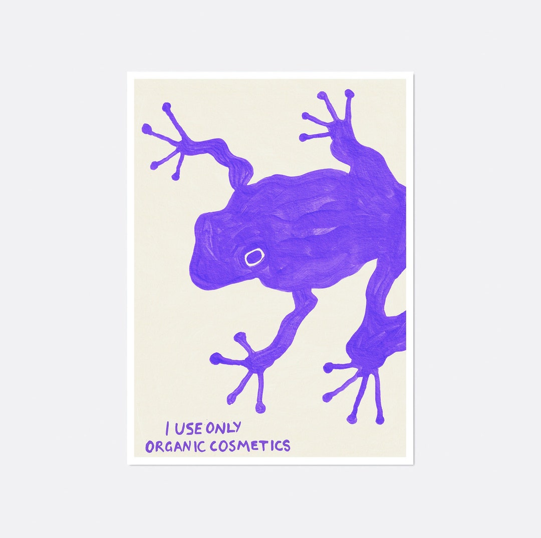 Funny Quote Frog Print, David Shrigley Style Poster, Humorous Modern ...
