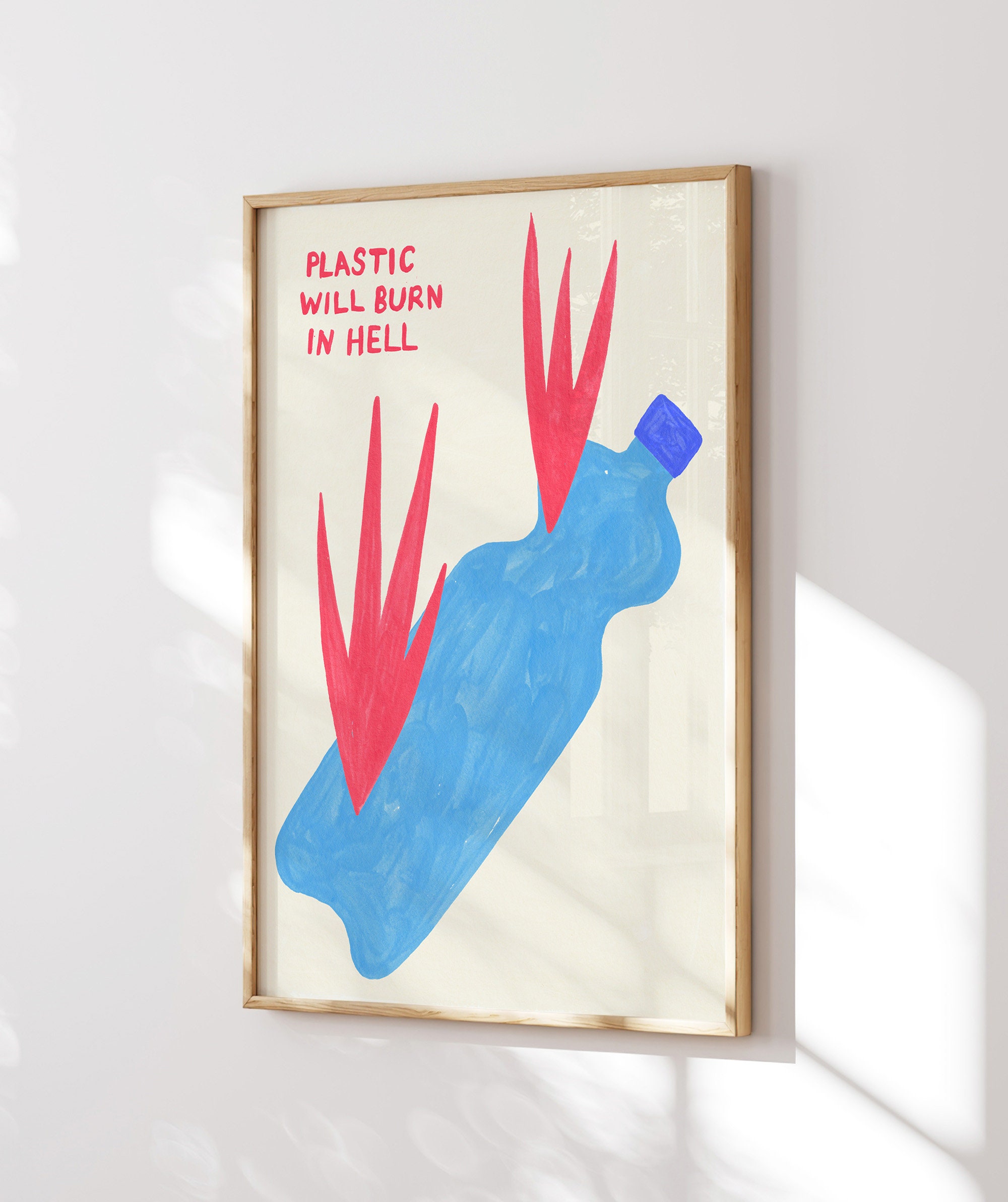 Stop Plastic Climate Activist Print, Classroom Poster, Save Planet ...