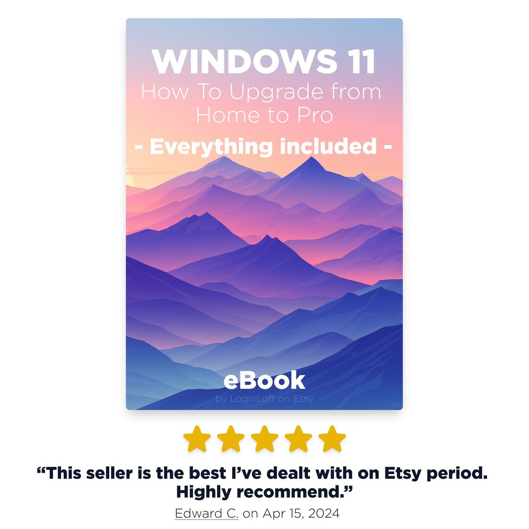 Windows 11 Pro : Upgrade or Install Ebook Everything Included - Etsy