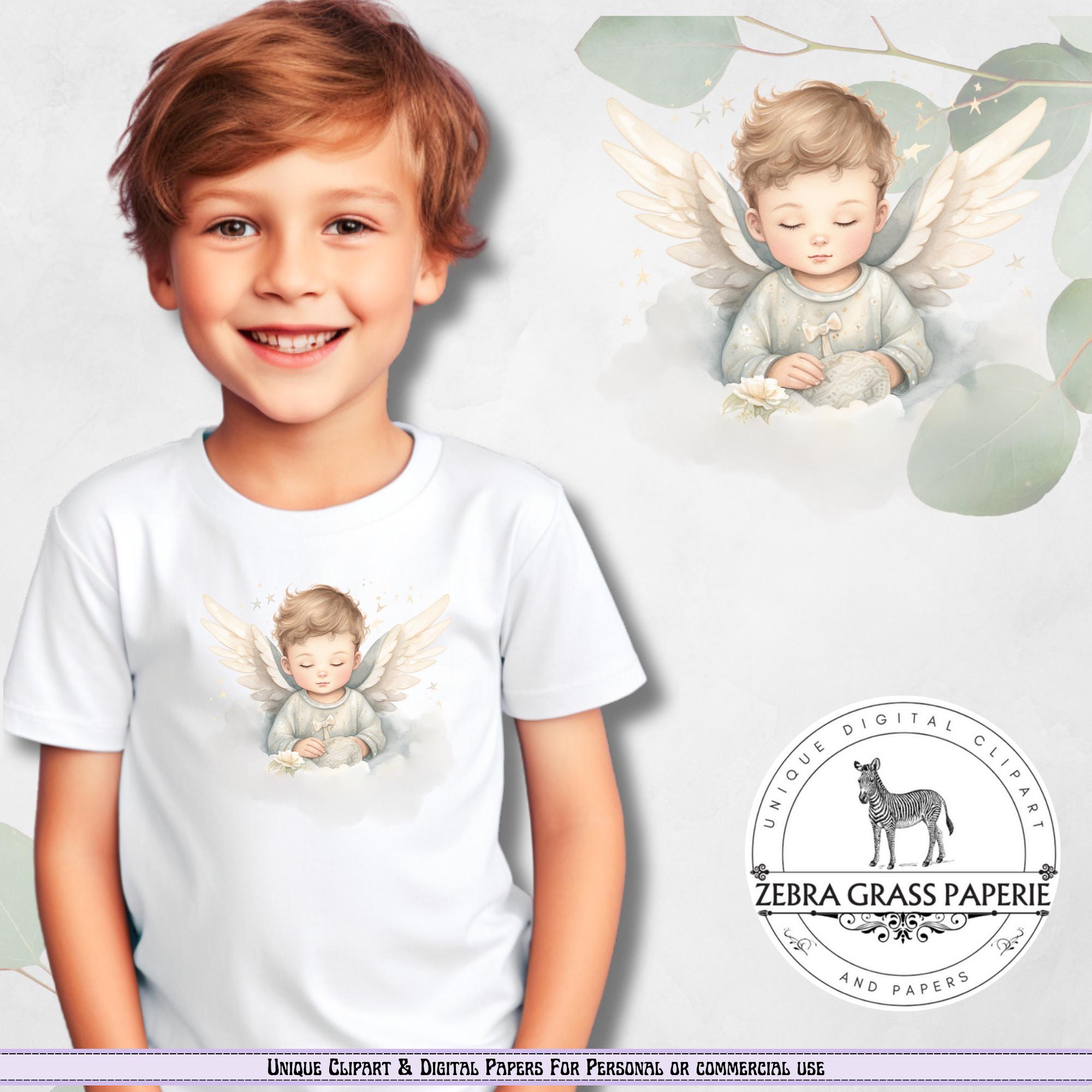 Baby Angel Clipart, Memorial Baby, Baby Remembrance Clip Art, Cute ...