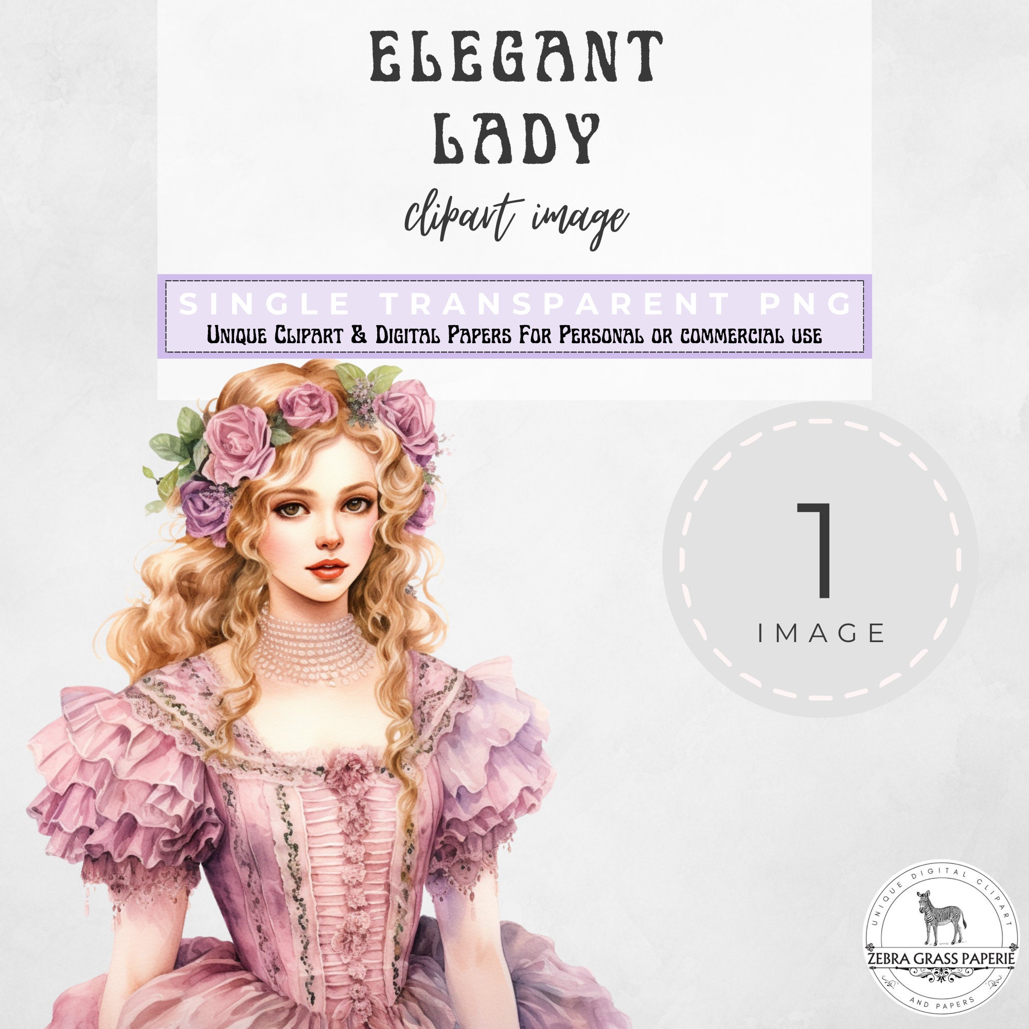 Watercolor Elegant Lady Clipart, Chic Fashion Woman, Classy Woman Clip ...