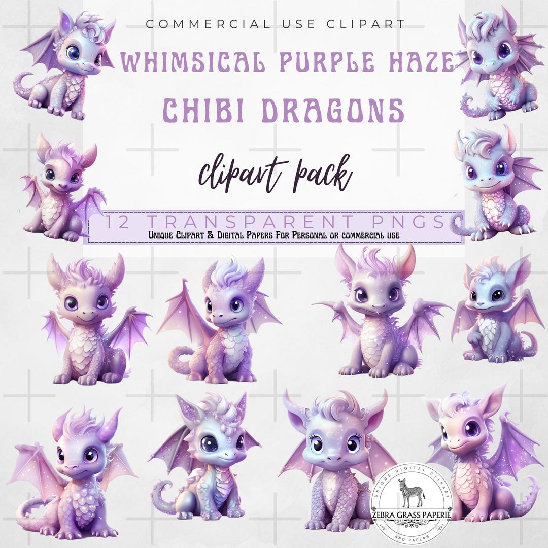 Watercolor Clipart Dragons, Fantasy Dragon Baby Shower Clip Art ...