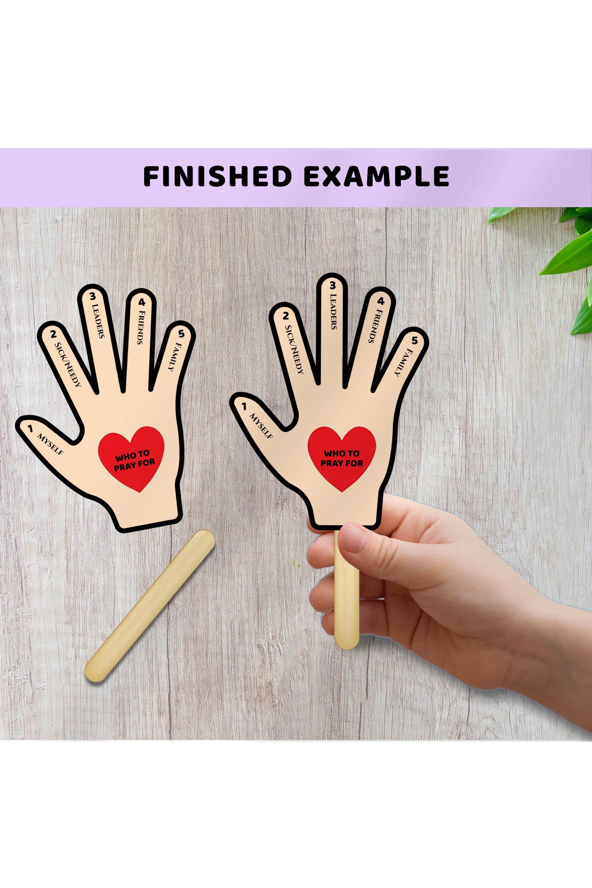 How to Pray Fan Craft for Kids Sunday School Bible Lesson, Teach Me to ...