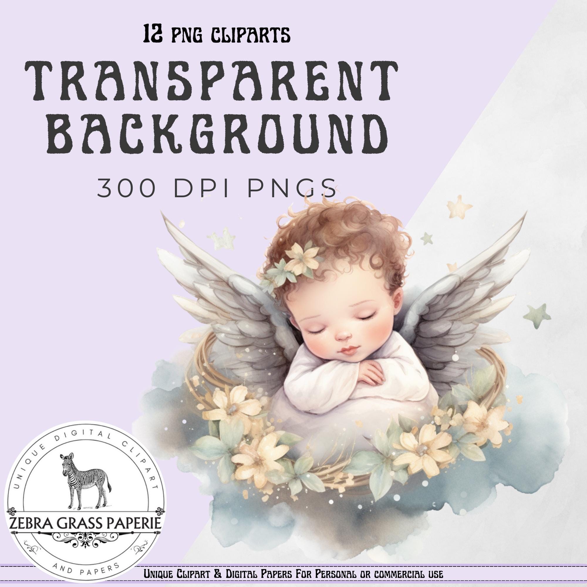 Baby Angel Clipart, Memorial Baby, Baby Remembrance Clip Art, Cute ...