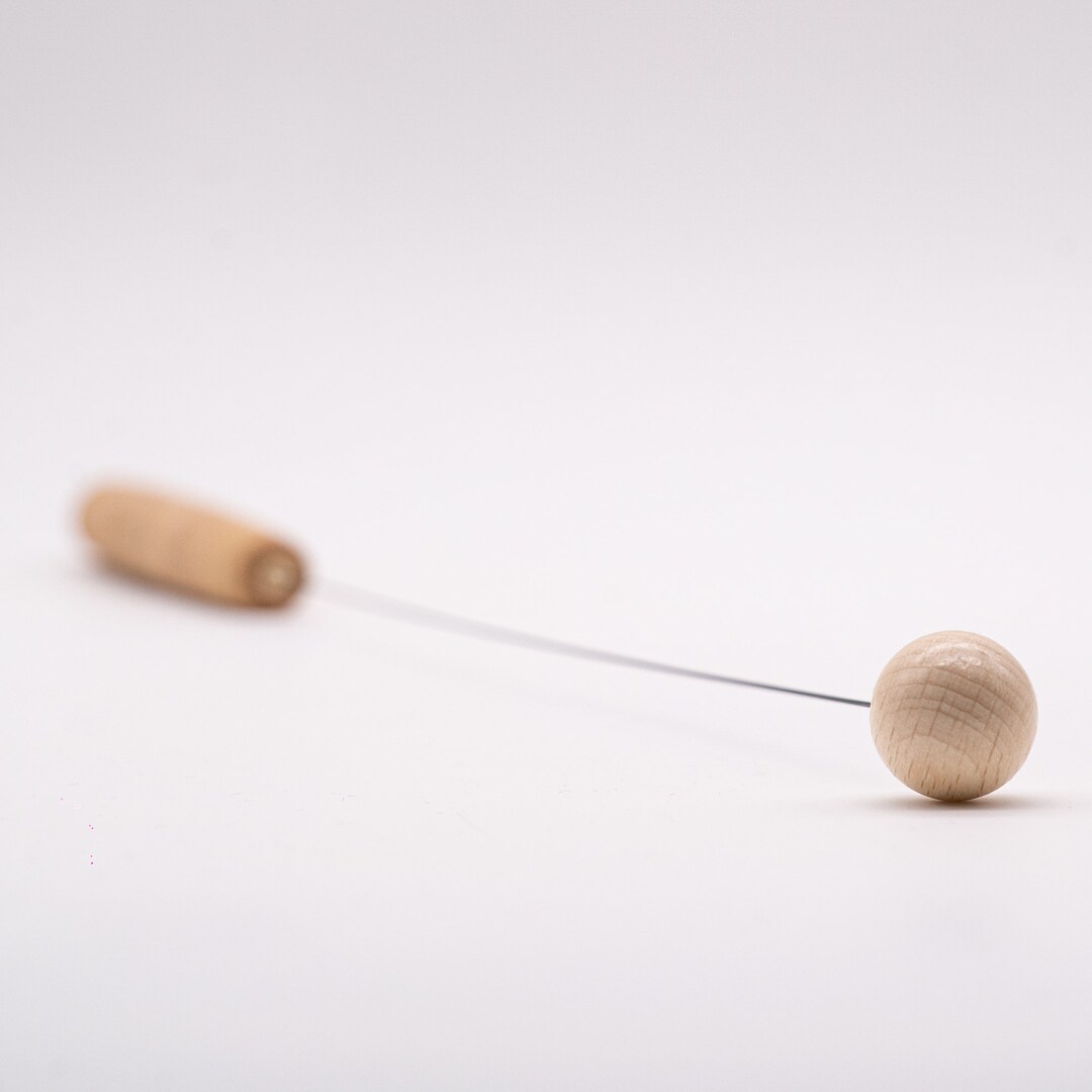 Cork Handle Wooden Ball Tensor One-hand Rod 43 Cm Including Transport ...