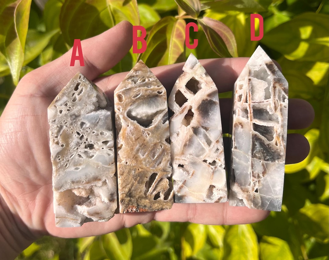 Small Geode Sphalerite Towers - Natural Crystal Healing Stones for ...