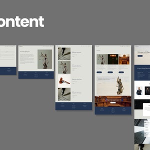 Law Firm Squarespace Website Template, Responsive Web Design Easy , No ...