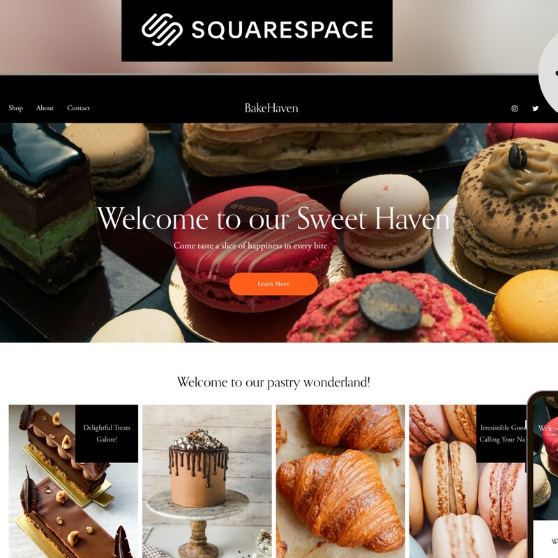 Bakery Website - Etsy