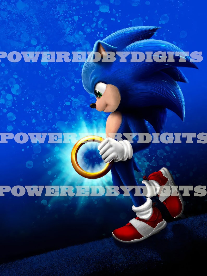 Sonic the Hedgehog PNG Printable Poster Wall Art Home Decor Wallpaper ...