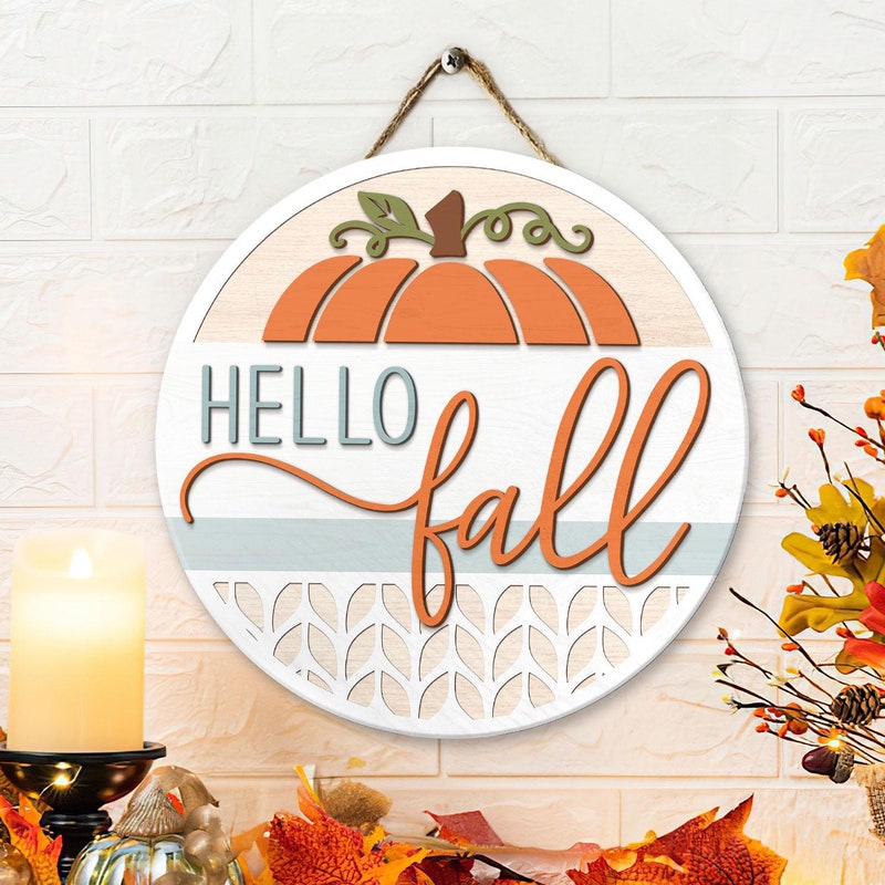 Fall Door Hanger - Etsy
