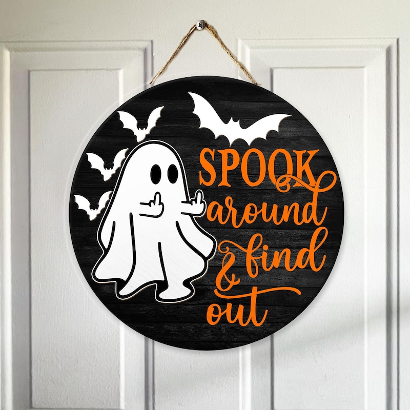 Funny Halloween Sign - Etsy