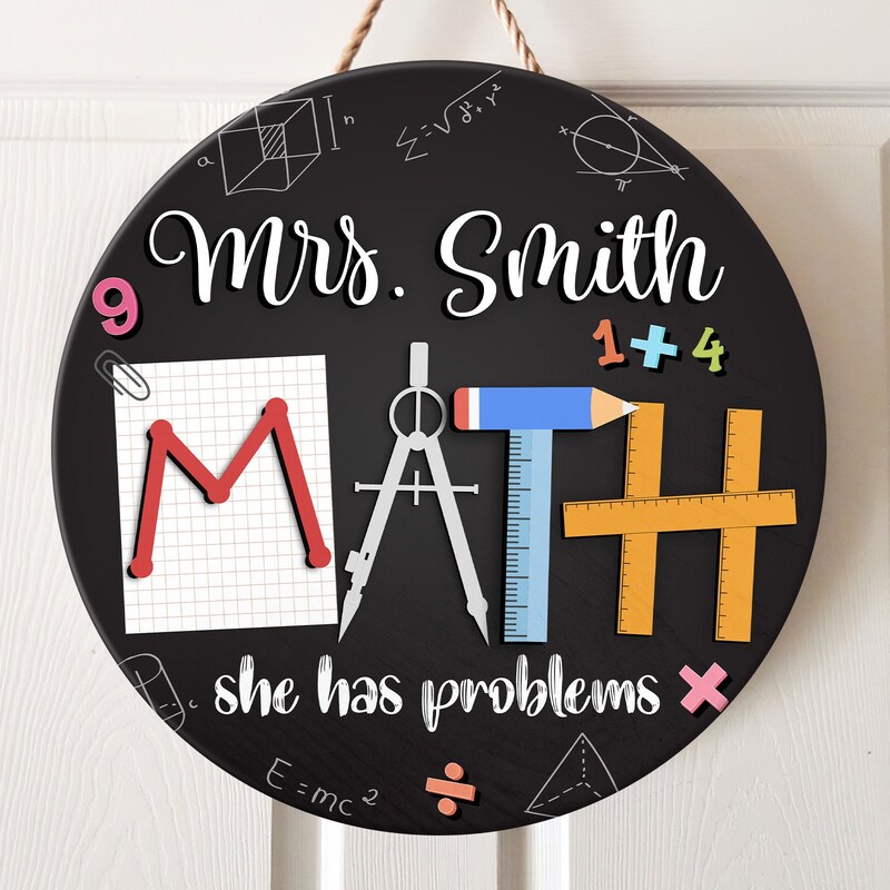 Math Door Decor - Etsy